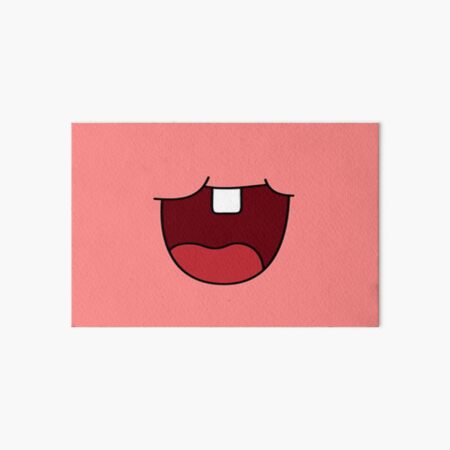 "PATRICK STAR ONE TOOTH SMILE (SPONGEBOB)" Art Board Print for Sale by ...