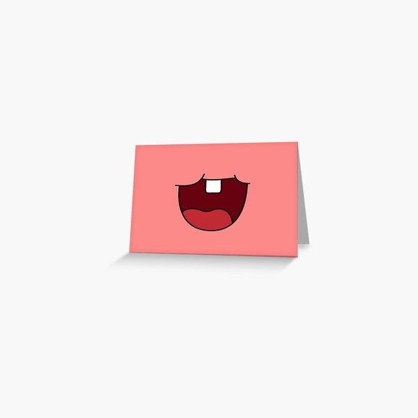 "PATRICK STAR ONE TOOTH SMILE (SPONGEBOB)" Greeting Card for Sale by ...