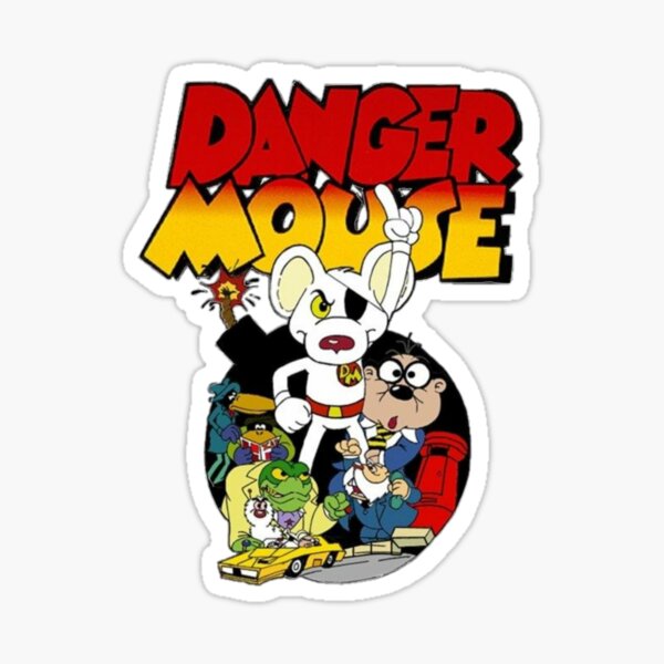 Cartoon Danger Mouse Stickers | Redbubble