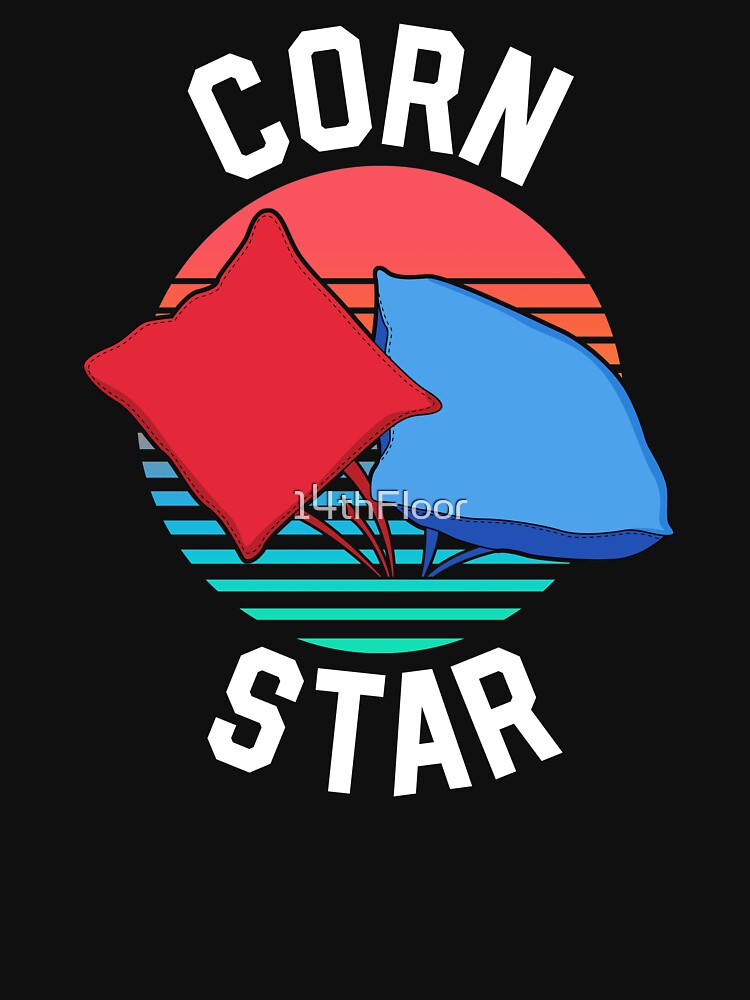"Corn Star Cornhole Shirts Funny BBQ Cornhole Gifts For Men" T-shirt ...