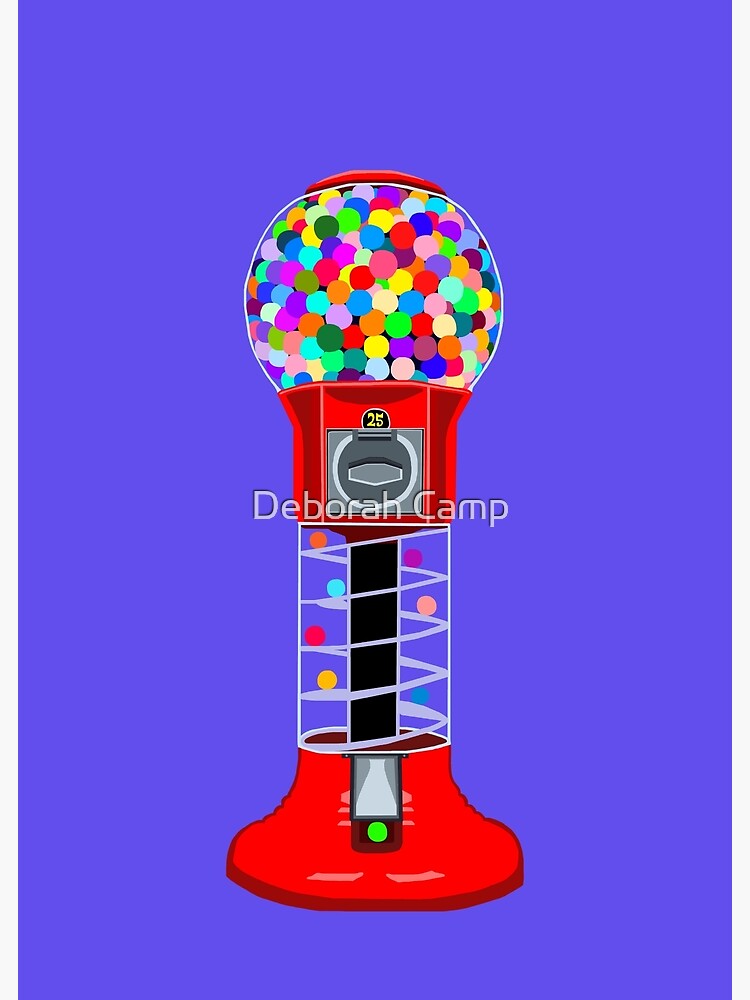 "Gumball Machine " Poster for Sale by DeborahCamp | Redbubble