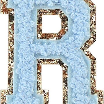 "Preppy Blue Varsity Letter R" Sticker for Sale by ktp100 | Redbubble