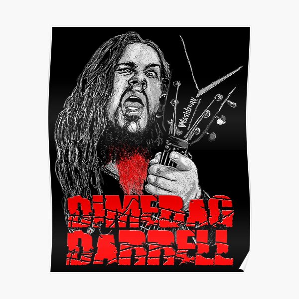 Darrell Dimebag Posters | Redbubble