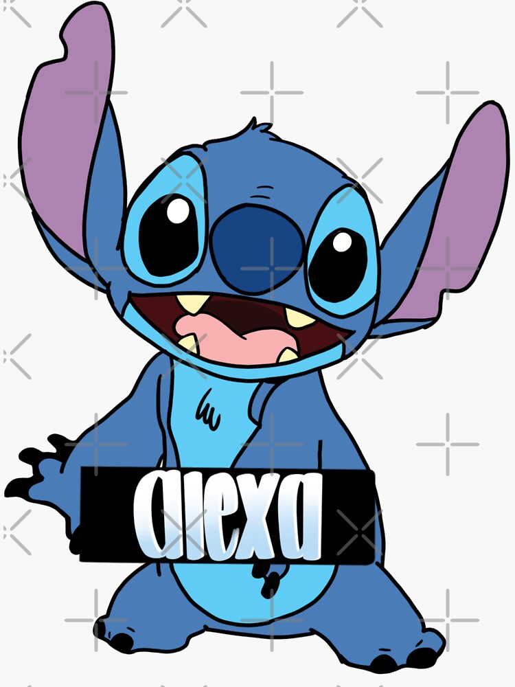 "Alexa stitch " Sticker for Sale by ArtbyAnkitha | Redbubble