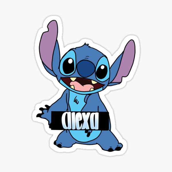 "Alexa stitch " Sticker for Sale by ArtbyAnkitha | Redbubble