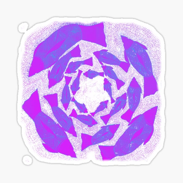"Purple Vortex" Sticker for Sale by Nimunburr | Redbubble