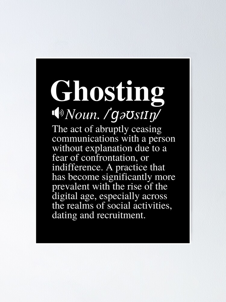 "Ghosting Definition: A Rising Phenomenon In The Digital Age (Black ...