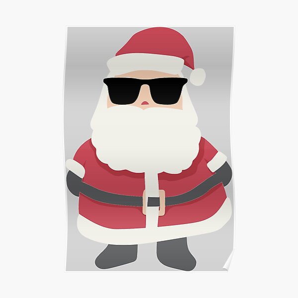 "Santa Claus gangster" Poster by OMdesigns93 | Redbubble
