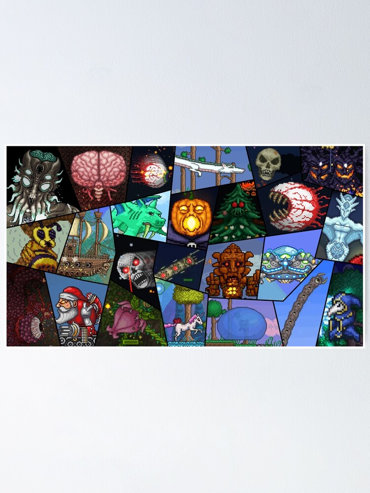 "Terraria - Indie Game" Poster for Sale by Gnextdoor22 | Redbubble