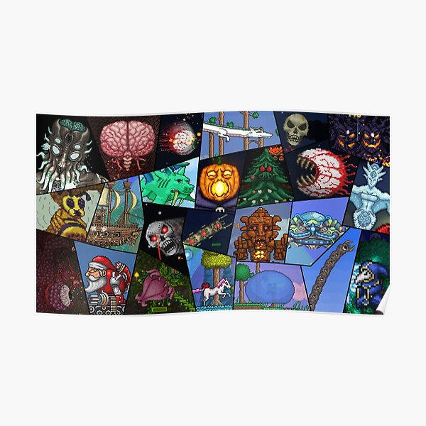 "Terraria - Indie Game" Poster for Sale by Gnextdoor22 | Redbubble