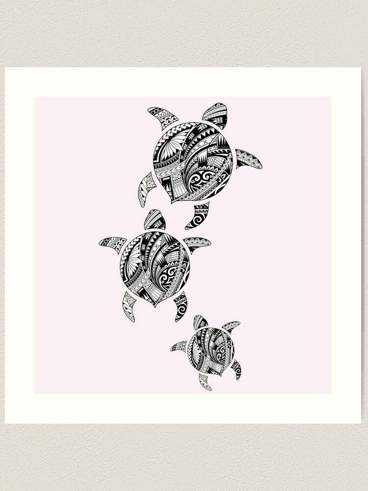 Turtle Tattoo Line Drawing