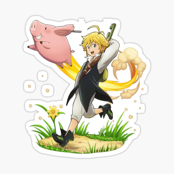 "Meliodas, Nanatsu no taizai" Sticker for Sale by Hendra17 | Redbubble