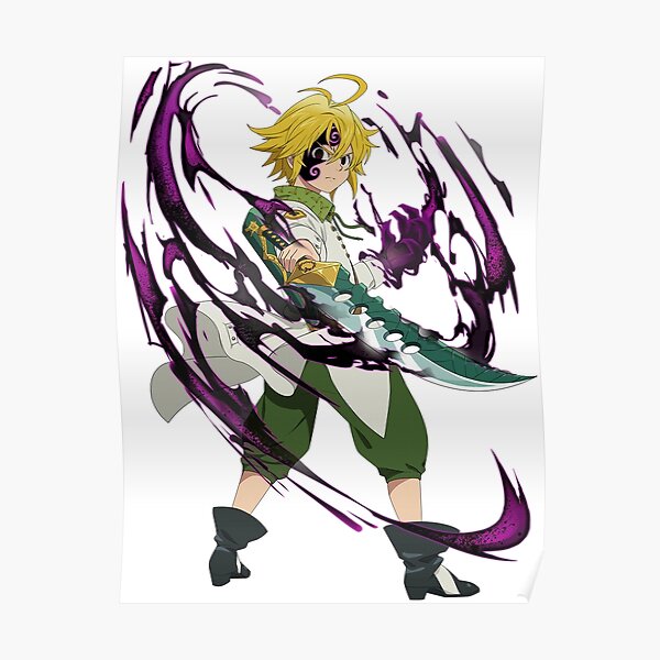"The Seven Deadly Sins, Meliodas" Poster for Sale by Hendra17 | Redbubble