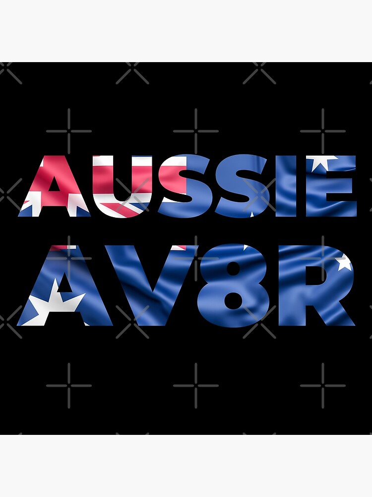 "Aussie AV8R" Poster by VFRZone | Redbubble