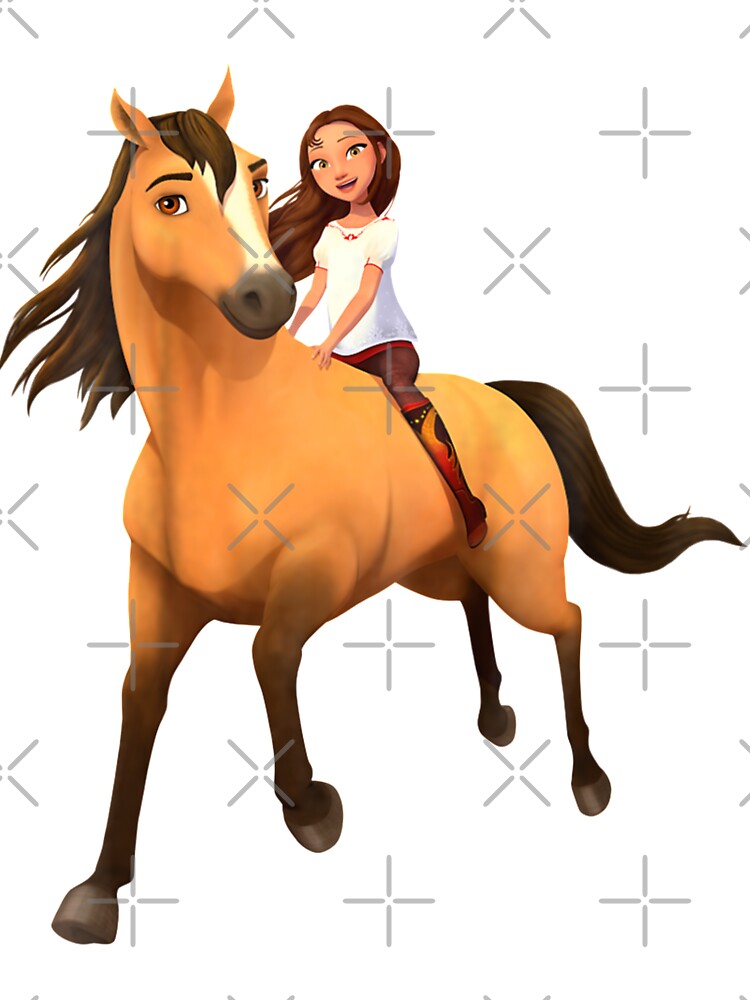 "Kids DreamWorks Spirit Riding Free - Lucky & Spirit " Kids T-Shirt for ...