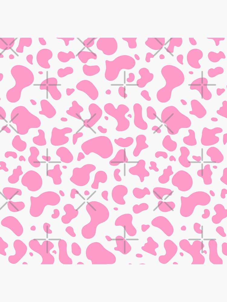 Pegatina «Estampado de patrón de vaca rosa» de 1604techni | Redbubble