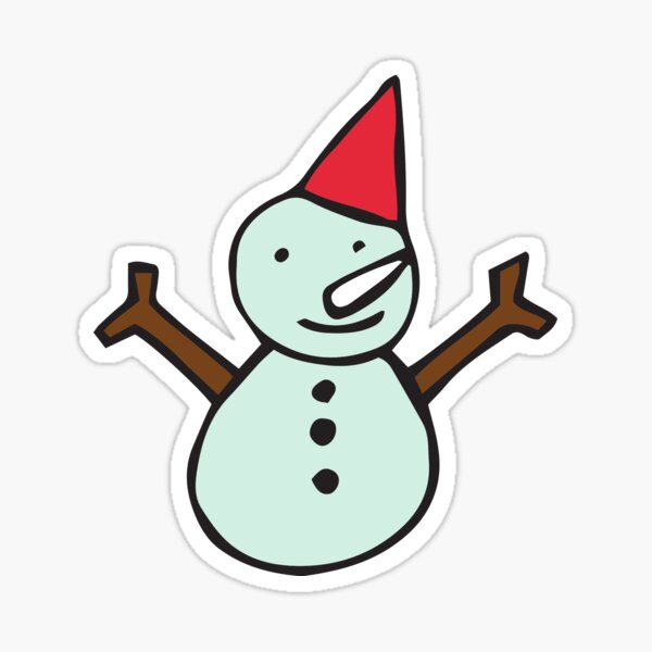 "Frosty" Sticker for Sale by The90sClothing | Redbubble