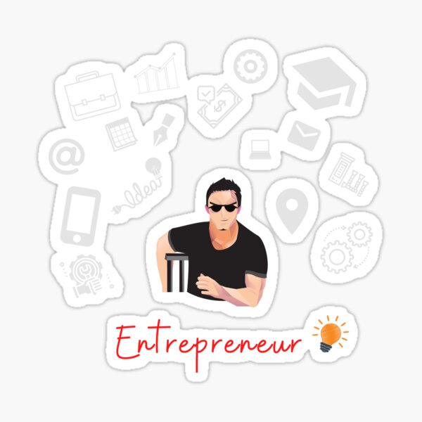 "Entrepreneur teenpreneur" Sticker by Ankii77 | Redbubble