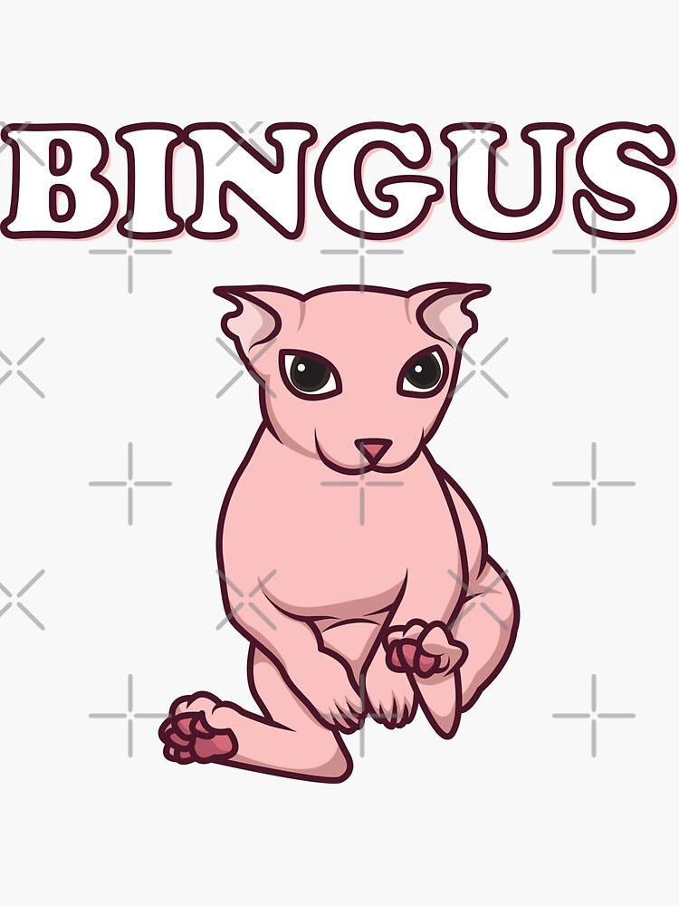 "Bingus Title" Sticker for Sale by Rzera- | Redbubble