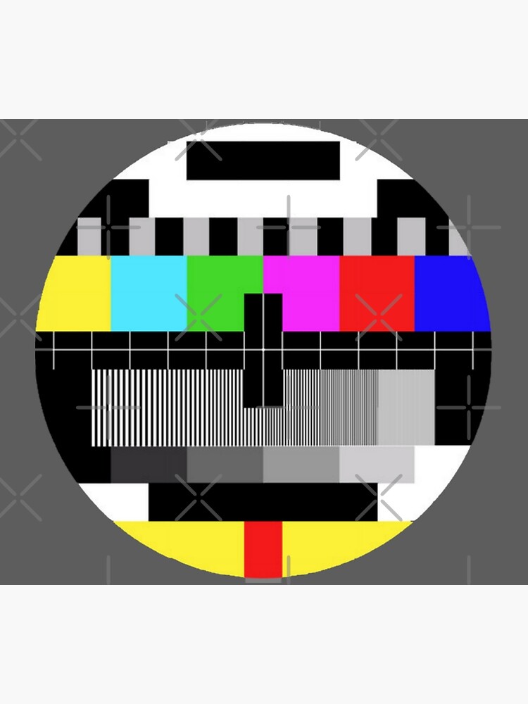 "SMPTE Standard Definition Television Color Bars Slim Fit " Art Print ...