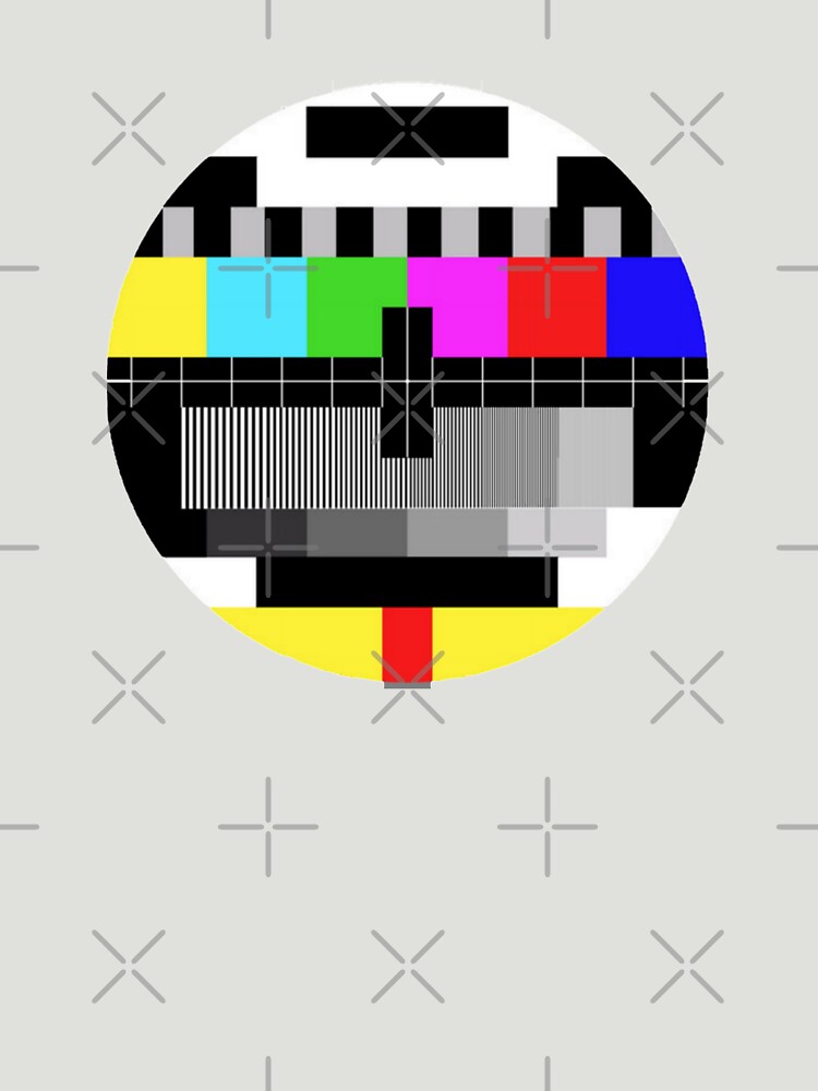 "SMPTE Standard Definition Television Color Bars Slim Fit " T-shirt for ...