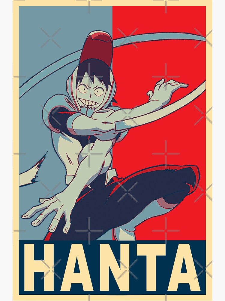 "hanta sero Poster" Sticker by LahcenBamouh | Redbubble