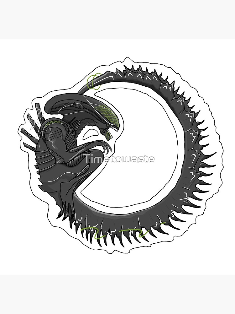"Alien Xenomorph" Poster by Timetowaste | Redbubble