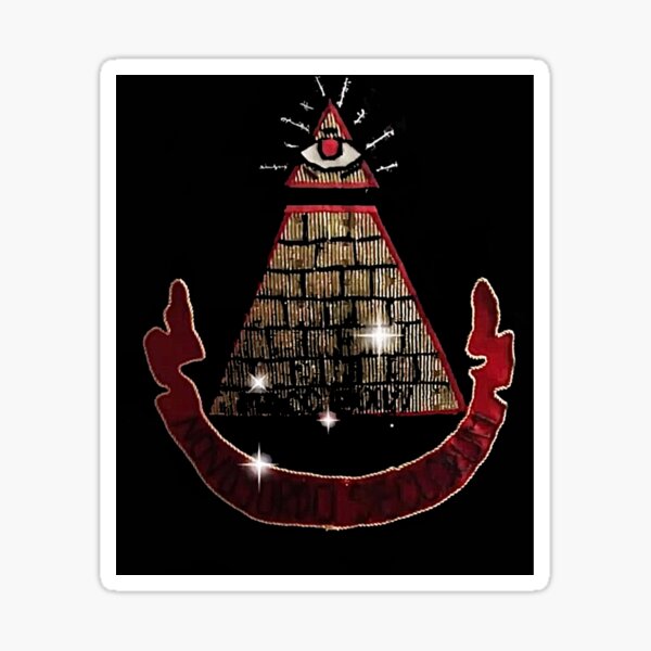 "Desperately Seeking Susan New World Order Pyramid" Sticker for Sale by ...