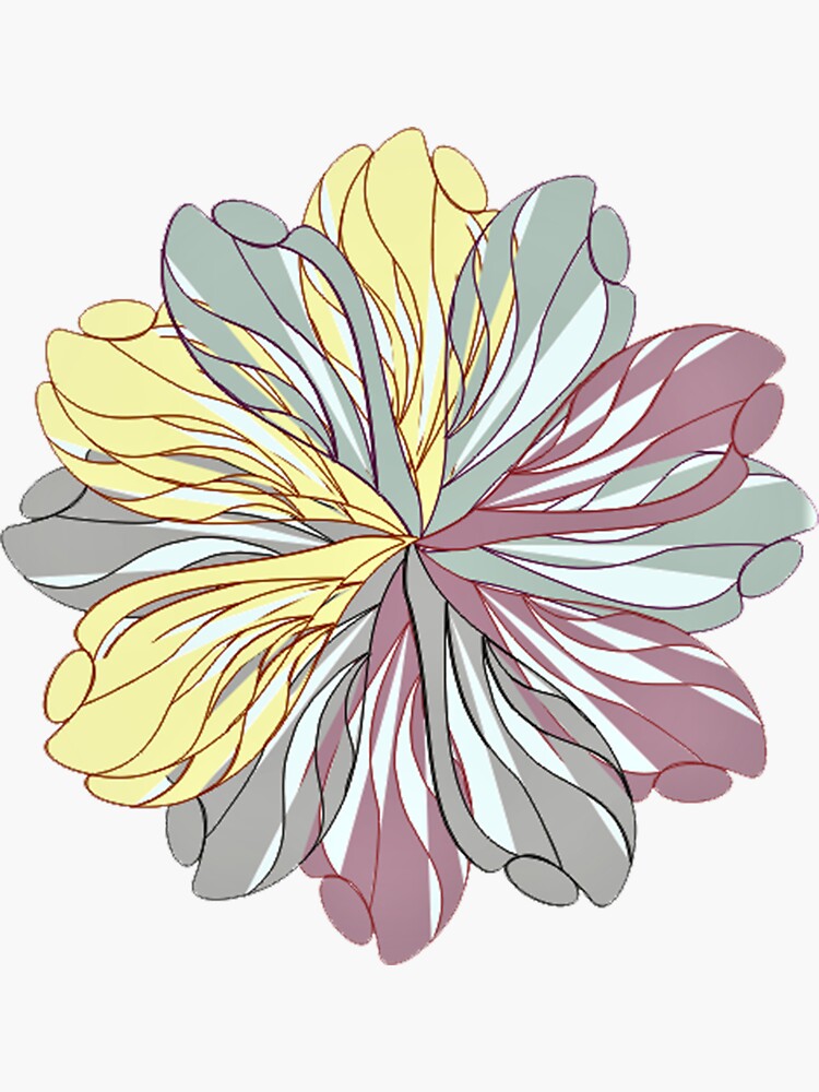 "Conch flower design" Sticker by splendi | Redbubble
