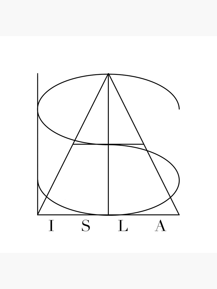 "Isla Name Logo " Photographic Print for Sale by LittleLuxShop | Redbubble