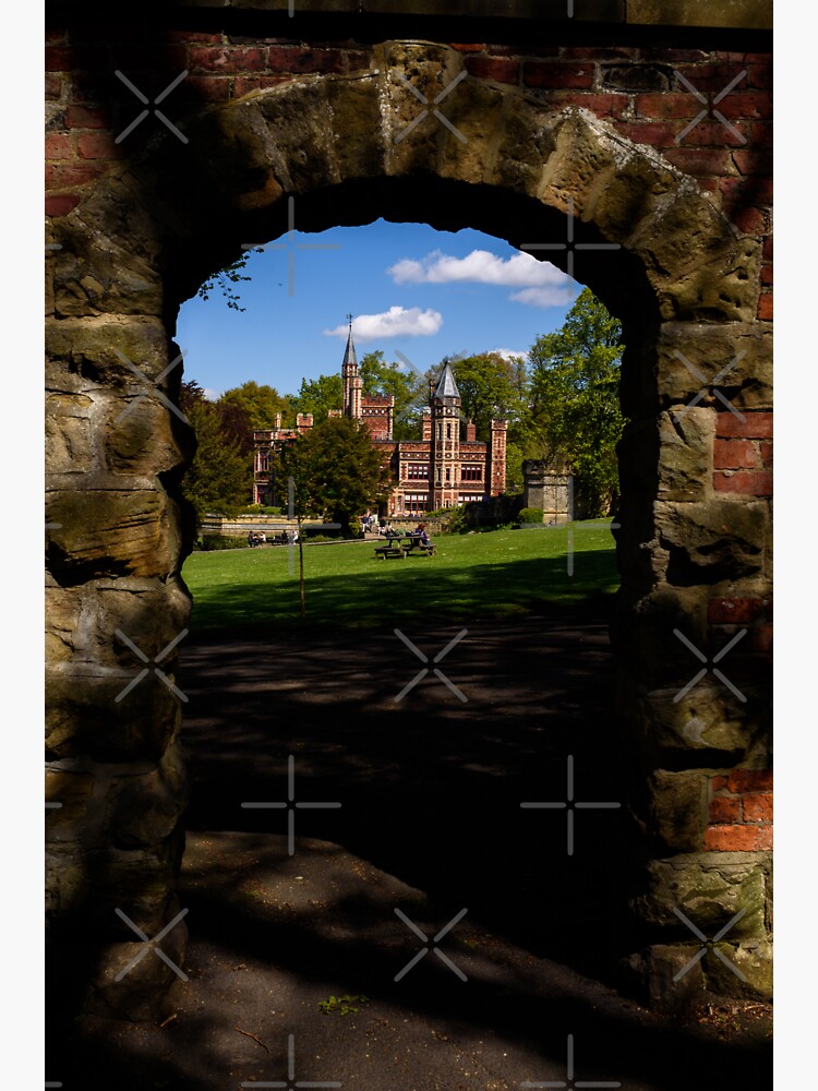 "Saltwell Towers, Saltwell Park Gateshead" Sticker for Sale by tenryan ...