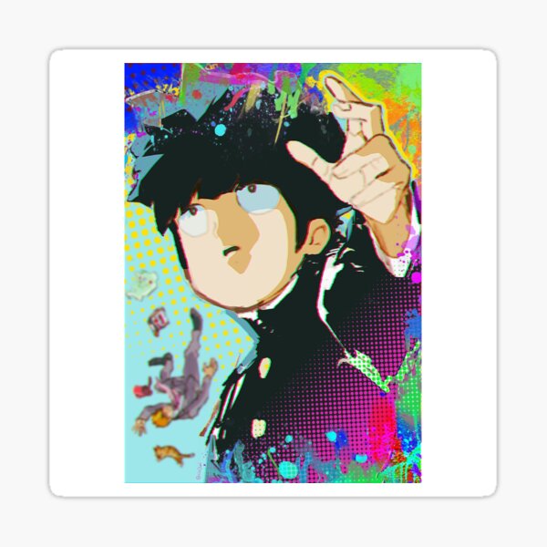 "mob anime" Sticker for Sale by Anime001 | Redbubble