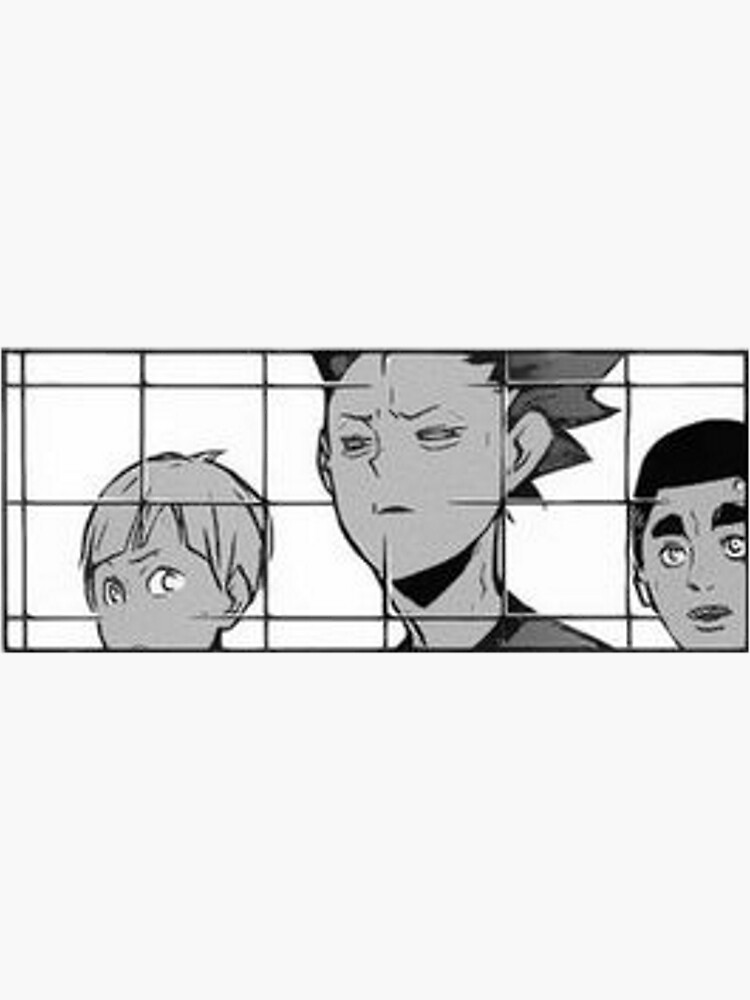 "Tendo-Haikyuu" Sticker for Sale by Lousama | Redbubble