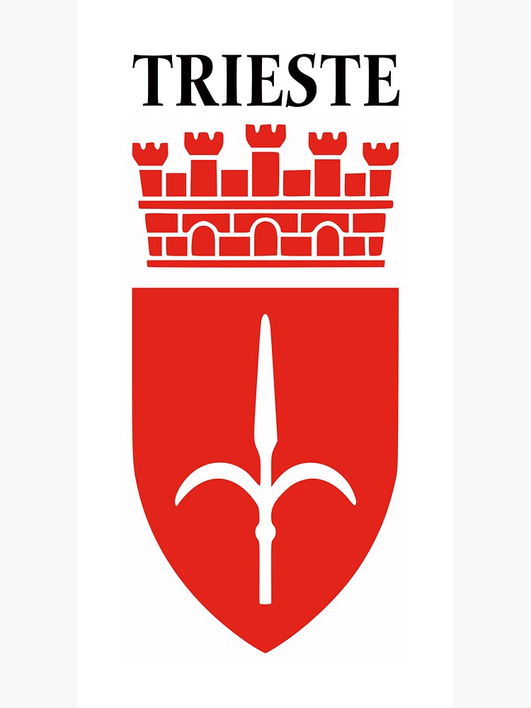 "015_5A - TRIESTE - COAT OF ARMS" Sticker by magnus51 | Redbubble