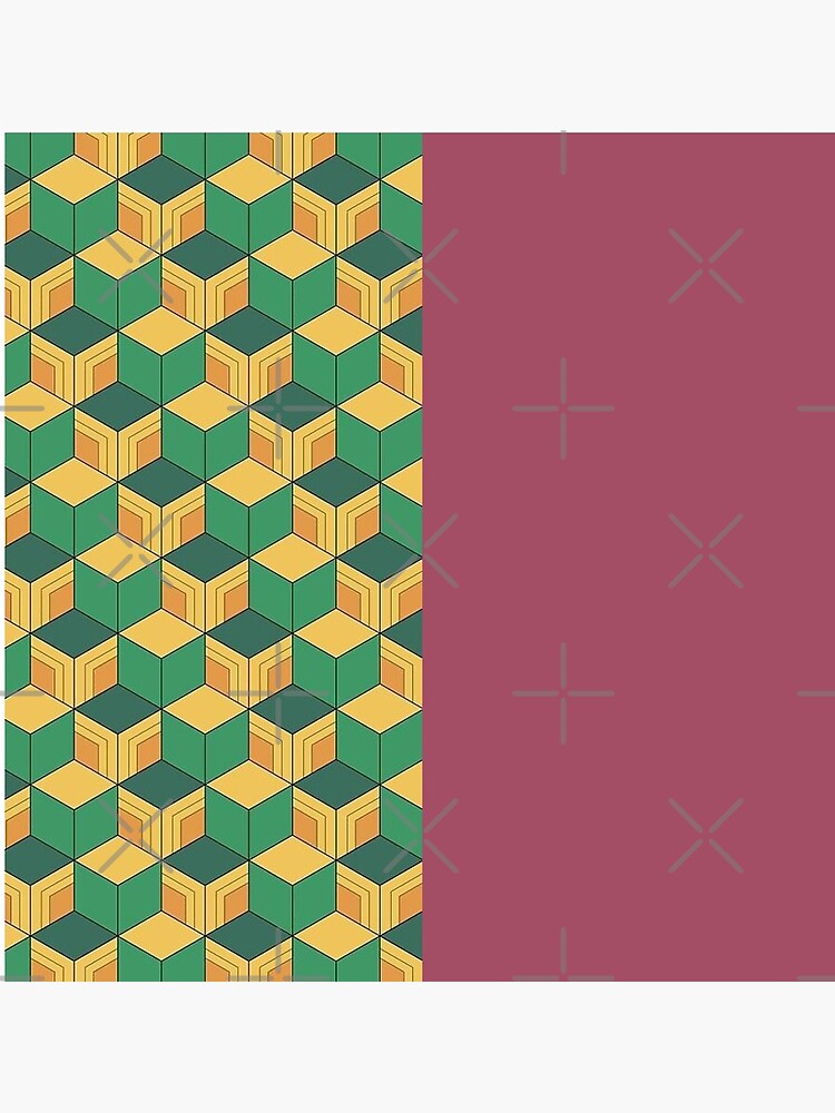 "Giyu Tomioka Haori Pattern" Art Print by Ranya13 | Redbubble