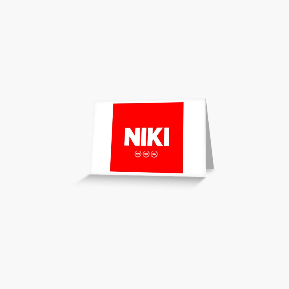 "Niki - Niki Lauda three time World Champion tribute" Greeting Card by ...