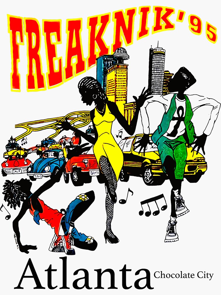 "90s Freaknik 1995 Spring Break Freaknik" Sticker for Sale by ...