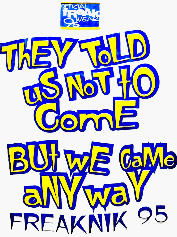 "90s Freaknik 1995 Spring Break" Sticker for Sale by BlackRockID ...