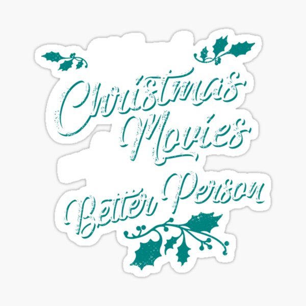 Christmas Hallmark Stickers | Redbubble