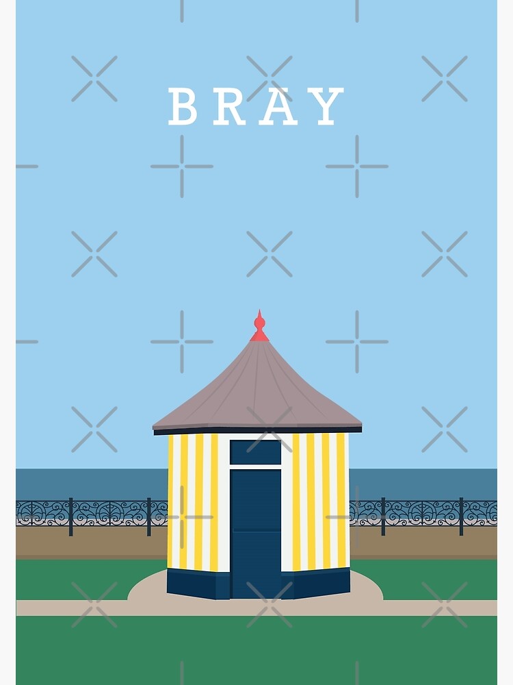 "Bray Iconic Seafront Kiosks (Ireland)" Poster for Sale by Bengio ...