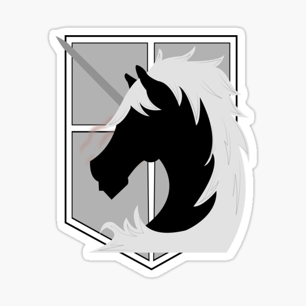 "Snk Military Police." Sticker for Sale by kairos24 | Redbubble