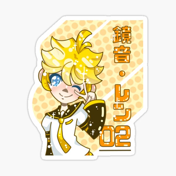"Len Kagamine" Sticker for Sale by Marmalade-Bunny | Redbubble