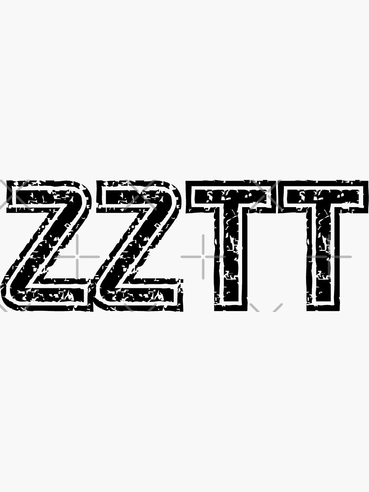 "zztt simple" Sticker for Sale by treasure-crafts | Redbubble