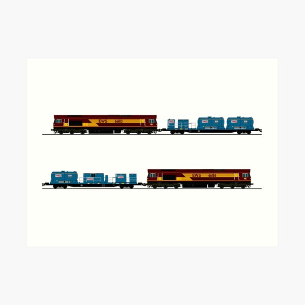 Class 66 Art Prints | Redbubble