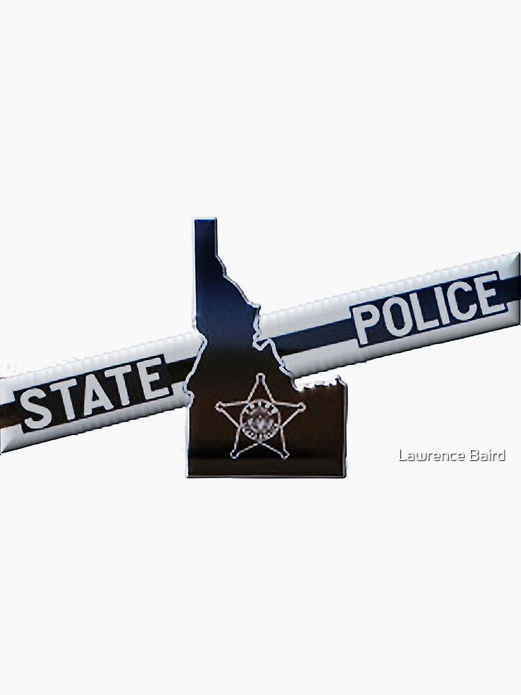 "Idaho State Police" Sticker for Sale by lawrencebaird | Redbubble