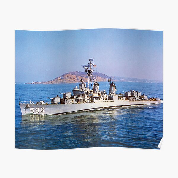 "USS SHIELDS (DD-596) SHIP'S STORE" Poster by militarygifts | Redbubble