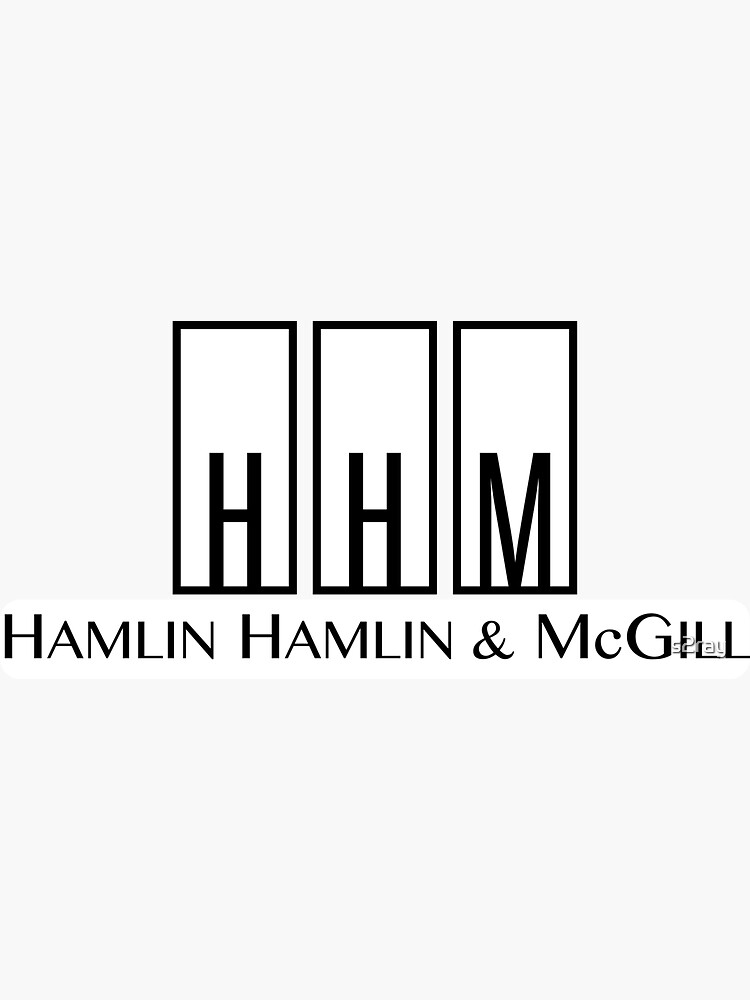 "Hamlin, Hamlin & McGill" Sticker for Sale by s2ray | Redbubble