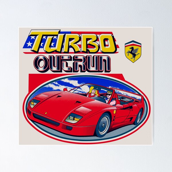 "Turbo Outrun" Poster for Sale by UnitShifter | Redbubble