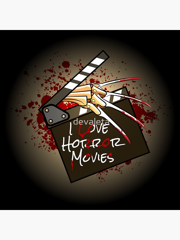 "Horror Movie theme" Sticker for Sale by devaleta | Redbubble
