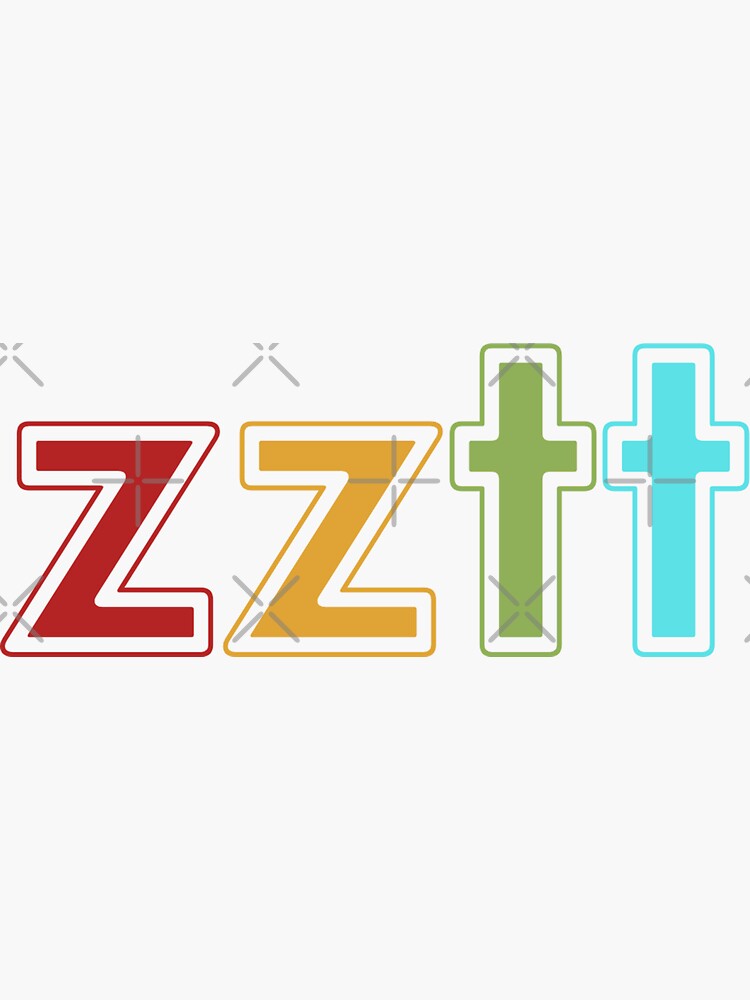 "zztt simple" Sticker for Sale by treasure-crafts | Redbubble